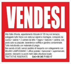 Vendo Appartamento Alta Valle d'Aosta 